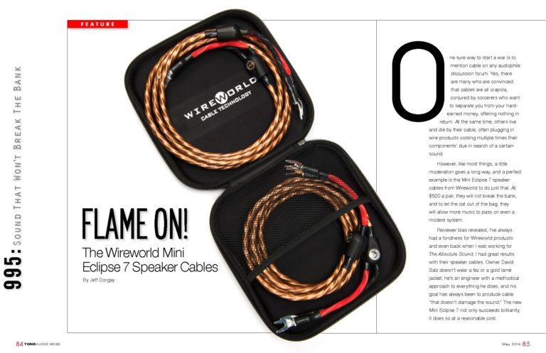 Mini-Eclipse 7 Speaker Cable – TONE (2014) – Wireworld Cable Technology Resources